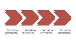 Process Diagram With Arrows PowerPoint Template Free Download Pikbest