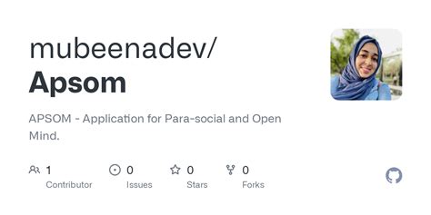 Github Mubeenadevapsom Apsom Application For Para Social And Open