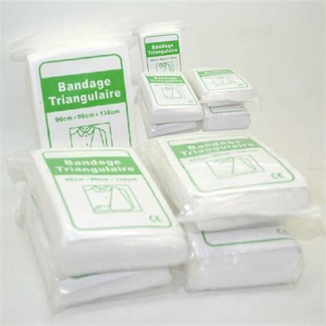 Orbitfitness 10pcs Medical Triangular Bandage Triangular Bandage Tips First Aid Gauze Triangle