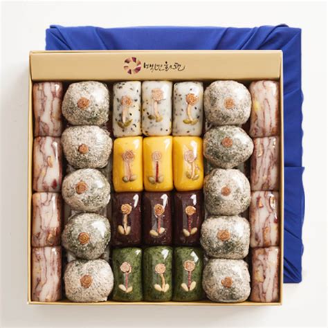 예단떡 2단 청홍 보자기 포장ㅣ두텁떡 10개 영양찰떡 56개 예단떡 이바지떡 건강한 습관 백년화편