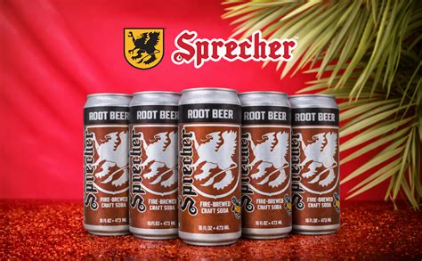 Sprecher Root Beer 16 Fl Oz Cans 12 Pack Fire Brewed