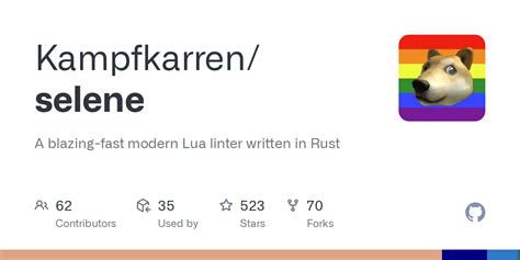 Github Kampfkarrenselene A Blazing Fast Modern Lua Linter Written In Rust