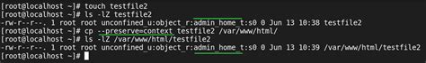 copying moving and archiving files with selinux contexts
