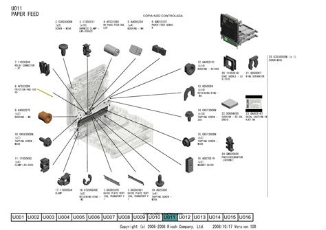 RICOH Aficio MP C C C C D D D D Parts Catalog
