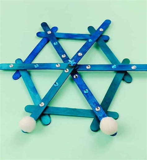 Popsicle Sticks Snowflake Craft An Easy Step By Step Tutorial