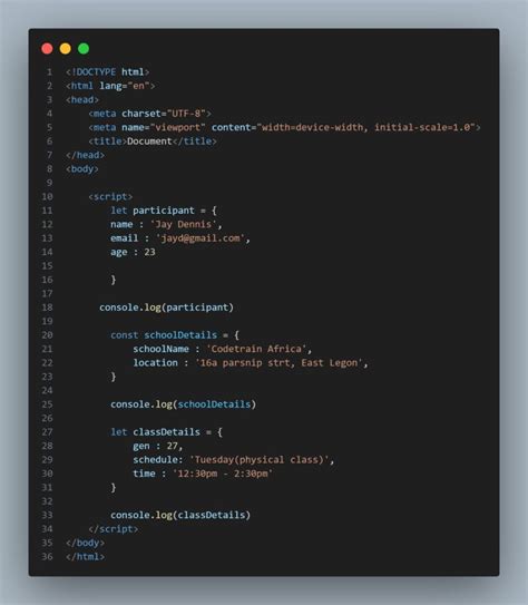 Codetrainafrica 100daysofcodechallenge Jay Dennis