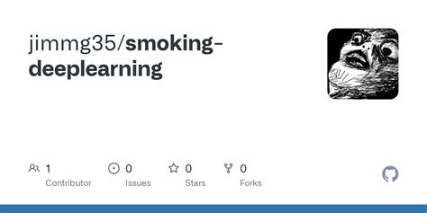 Github Jimmg Smoking Deeplearning