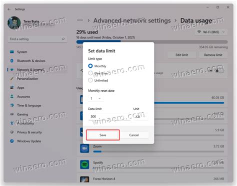 How To Set Data Limit For Wi Fi And Ethernet In Windows