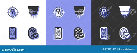 Set Fingerprint Lock Mobile With Fingerprint Scanner And Fire