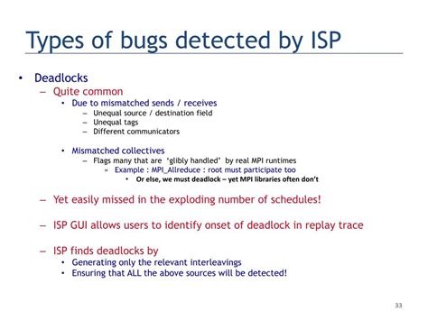 Ppt Overview Of Mpi Overview Of Isps Handling Of Mpi Powerpoint Presentation Id2191001