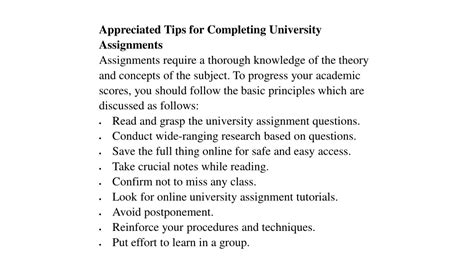 PPT University Assignment Writing Services Is A Key To Success PowerPoint Presentation ID