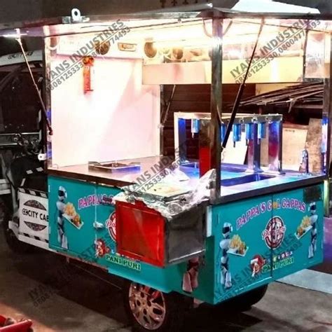 Stainless Steel Food Cart Ss Food Vending Cart Latest Price