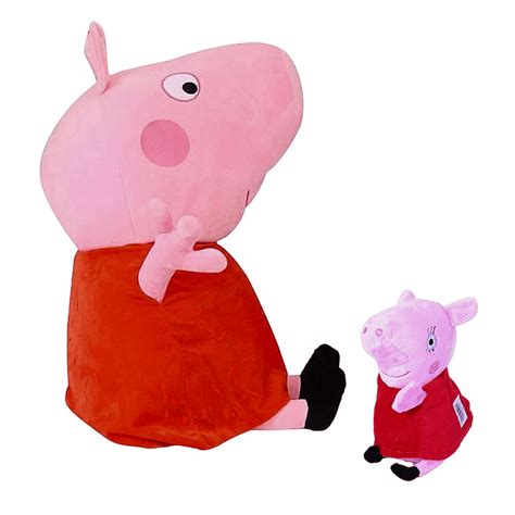 ГОЛЯМА ПЛЮШЕНА ИГРАЧКА ПЕПА ПИГ 40СМ Peppa Pig
