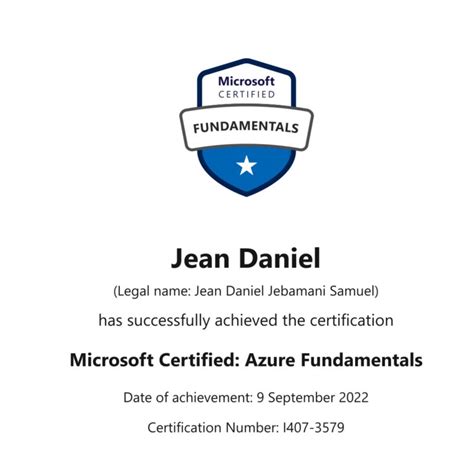 Jean Daniel On Linkedin Microsoft Azure Az900 Cloudsecurity