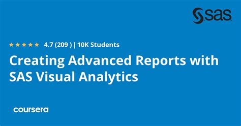 Creating Advanced Reports With Sas Visual Analytics Coursera