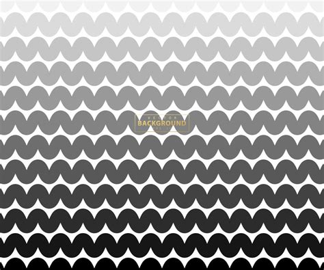Zig Zag Lines Pattern Black Wavy Line On White Background Abstract Wave Vector Illustration
