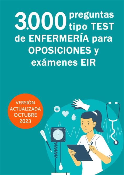 Buy 3000 Pretas Tipo Test De Enfermería Para Oposiciones Y Exámenes Eir
