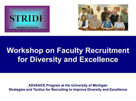 Stride Ppt For Faculty Recruitment Ppt