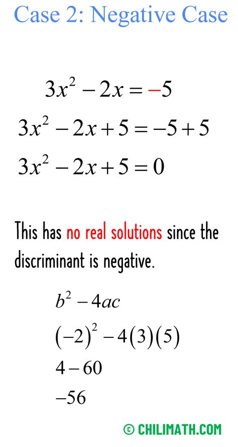Absolute Value Equations Practice Problems With Answers ChiliMath