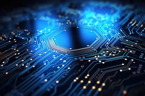 Premium Photo Circuit Board Close Up Technology And Science Background