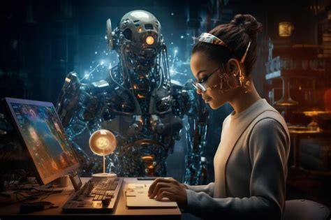 Premium Photo Learning Innovations Collaboraion With Robotics