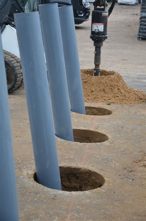 Pipe Bollard Installation Cbk Construction
