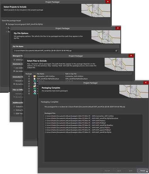 Working With The Project Packager Altium Designer 25 Technical Documentation