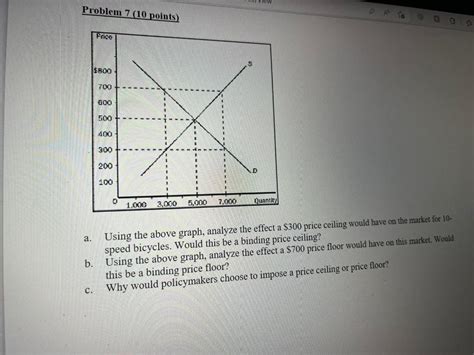 solved problem 7 10 points a using the above graph