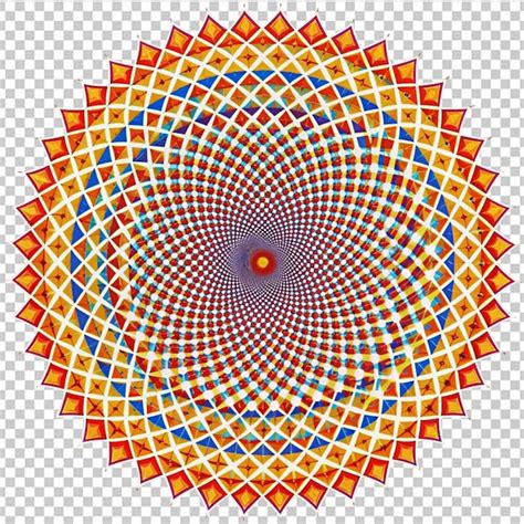 algorithmic patterns creating optical illusions premium ai generated psd