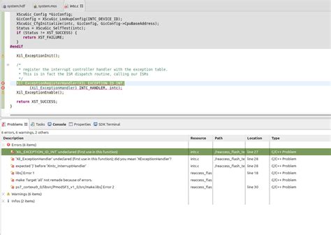 Pmodsf3v10 Errors While Building Bsd On Sdk Add On Boards Digilent Forum