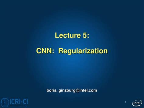 Ppt Lecture 5 Cnn Regularization Powerpoint Presentation Free Download Id 6067103