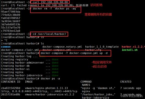 docker终章之harbor私有库 harbor database csdn博客