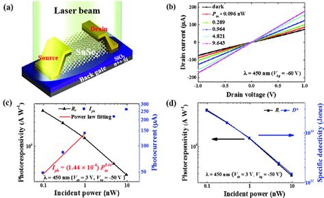 A Schematic Illustration Of Snse 2 Photodetector Under Laser Download Scientific Diagram