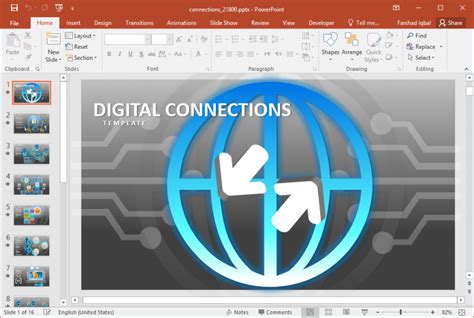 Animated Connections Powerpoint Template