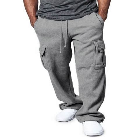 🌈인기템🌈남성 겨울 안감 기모 카고 캐주얼 팬츠 건빵바지 밴딩 에이블리