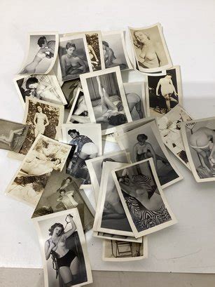 36 Vintage Black And White Adult Erotic Photographs 19756