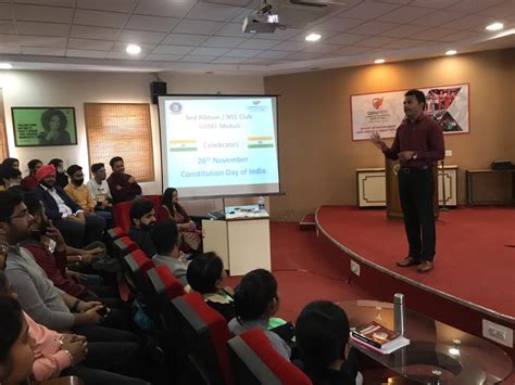 Constitution Day Celebrated At Gjimt Gian Jyoti Institute Of