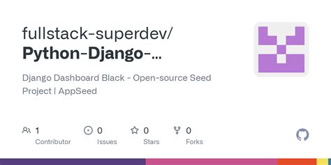 Github Fullstack Superdev Python Django Dashboard Project Django Dashboard Black Open