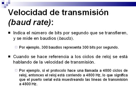 Comunicación serial conceptos generales