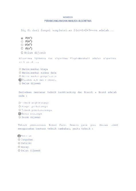Ak045339 Perancangan Dan Analisa Algoritma Ak Perancangan Dan