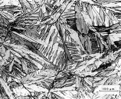 Martensite Microstructure Sketch