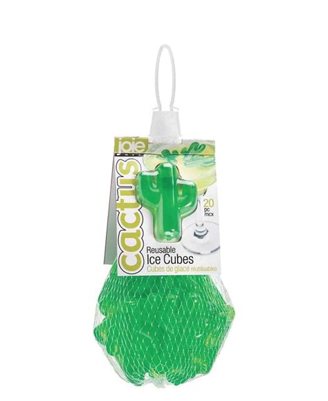 Joie Msc Reusable Ice Cubes Cactus Green The Culinarium