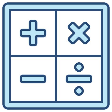 Maths Free Education Icons
