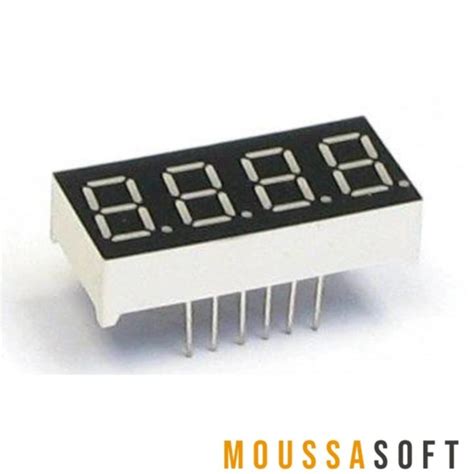 Comment Programmer Un Afficheur Led à 4 Chiffres Et 7 Segments Avec Arduino Moussasoft