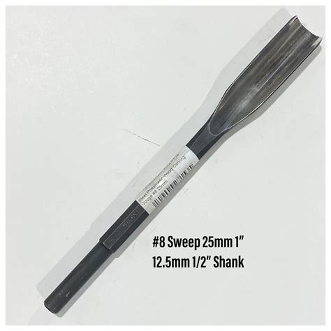 Steel Pneumatic Wood Carving Gouges 8 The Compleat Sculptor Inc