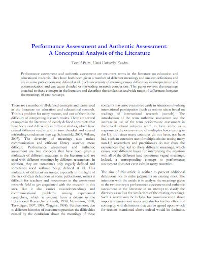 19 Authentic Assessment Examples To Download