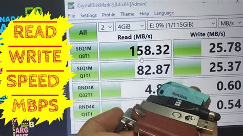 cara check read write speed using crystal disk mark ssd hdd hard drive