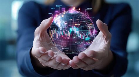 Global Business Data Analytics In Hand Premium Ai Generated Image