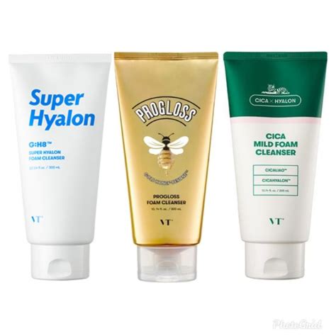 VT Cica x Hyalon Cica Mild Foam Cleanser / Progloss foam Cleanser 300ml ...