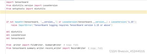 调用tensorboard时报错attributeerror Module ‘setuptoolsdistutils‘ Has No Attribute ‘version